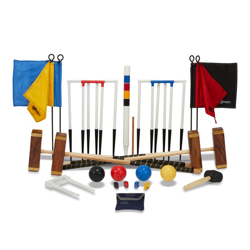 Wooden Croquet Set Trolley - Shop - Croquet England